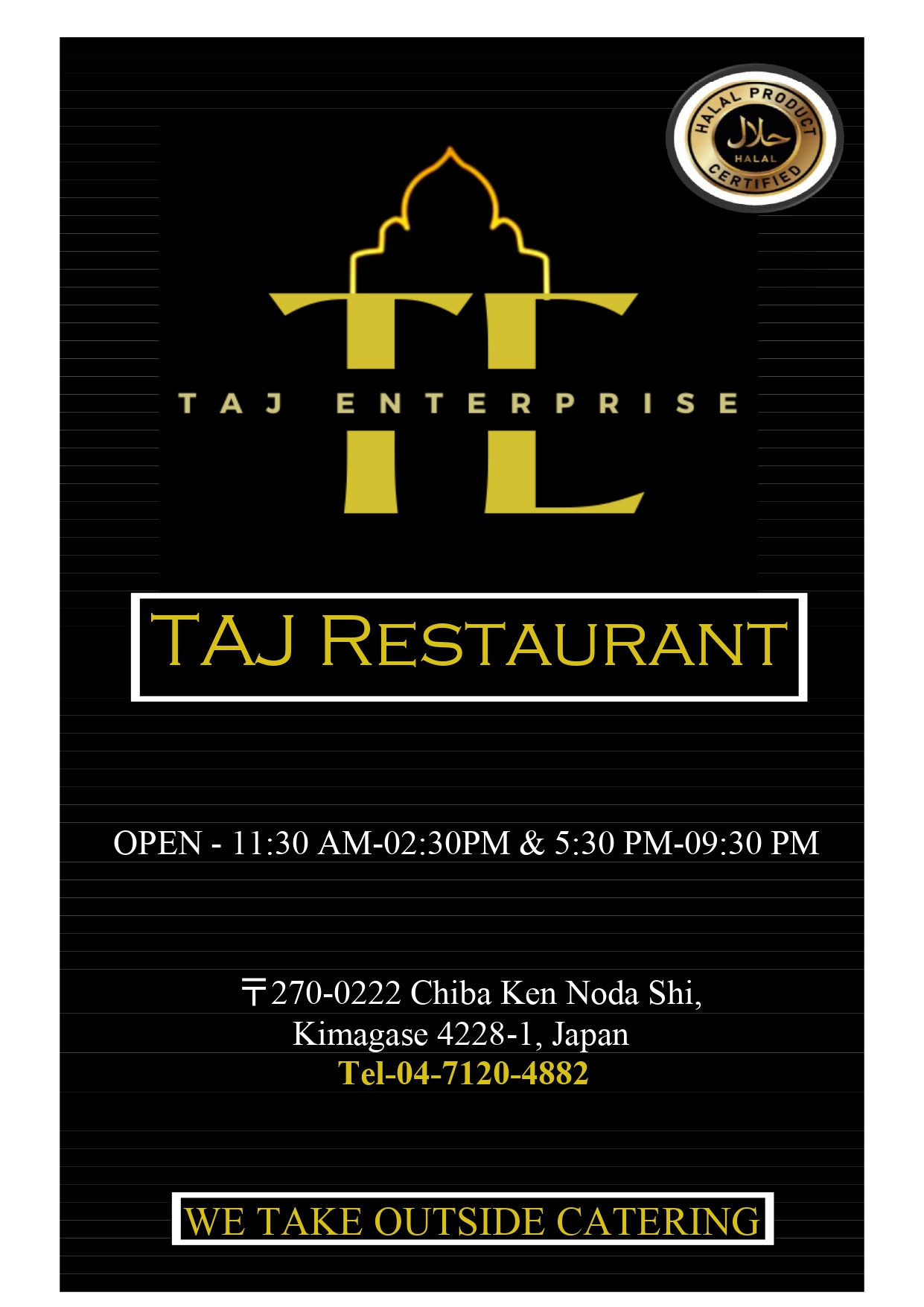 Taj Restaurant - Taj Enterprise Ltd