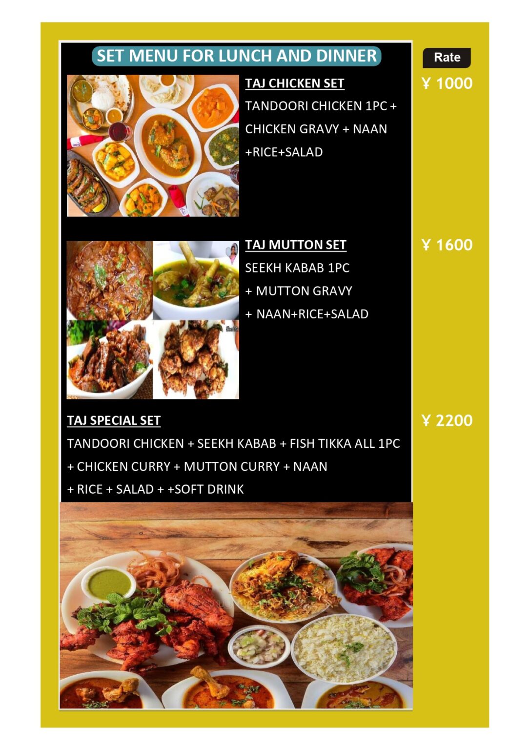 Taj Restaurant - Taj Enterprise Ltd